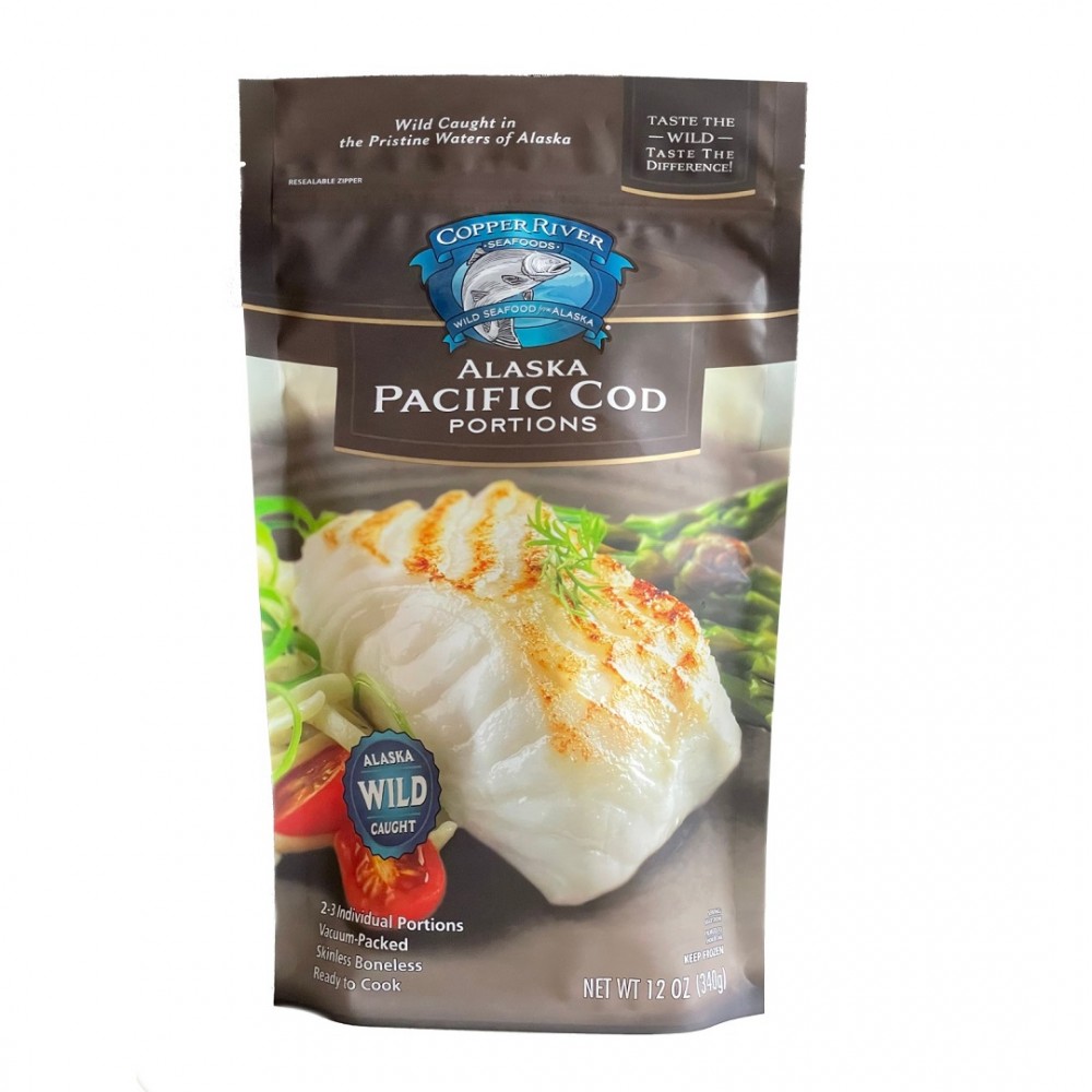 Copper River Seafood Alaska Pacific Cod Portions(340G)